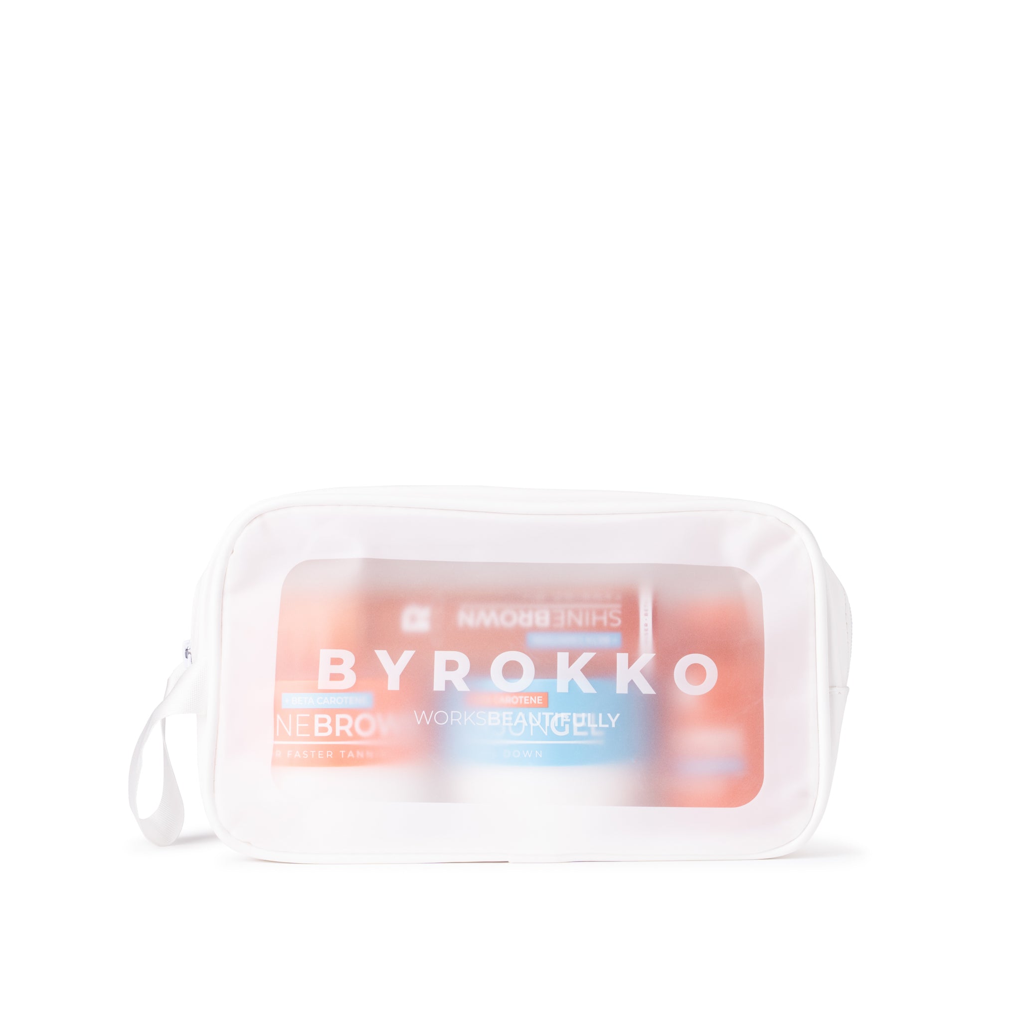 BYROKKO - Snyrtitaska Hvít – byrokko.is